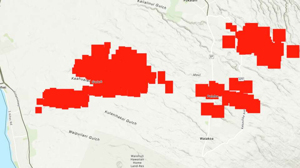 NASA maps show where wildfires are burning on Maui