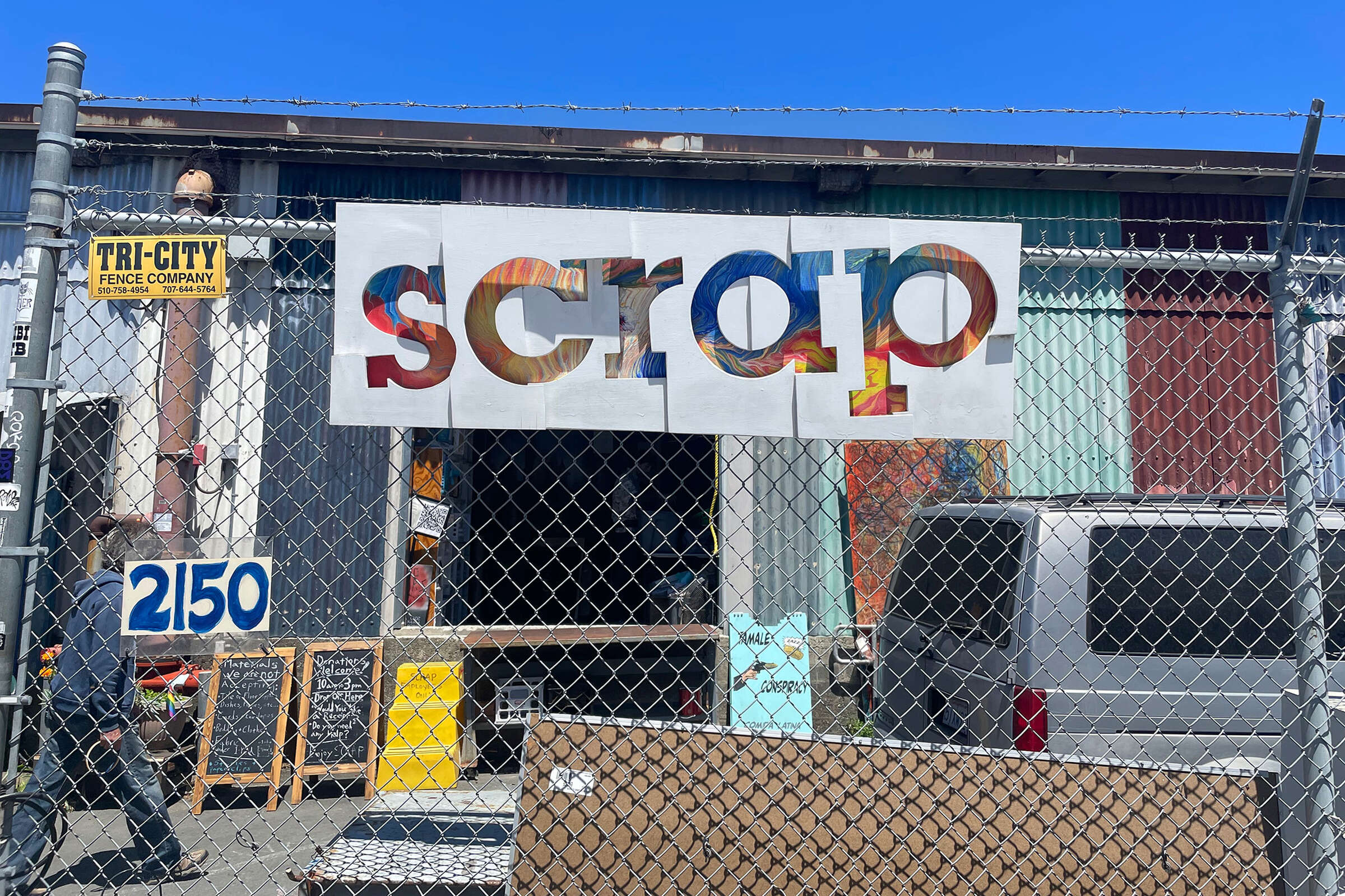 SF's cheapest art bargains are piled high in SCRAP's chaotic warehouse