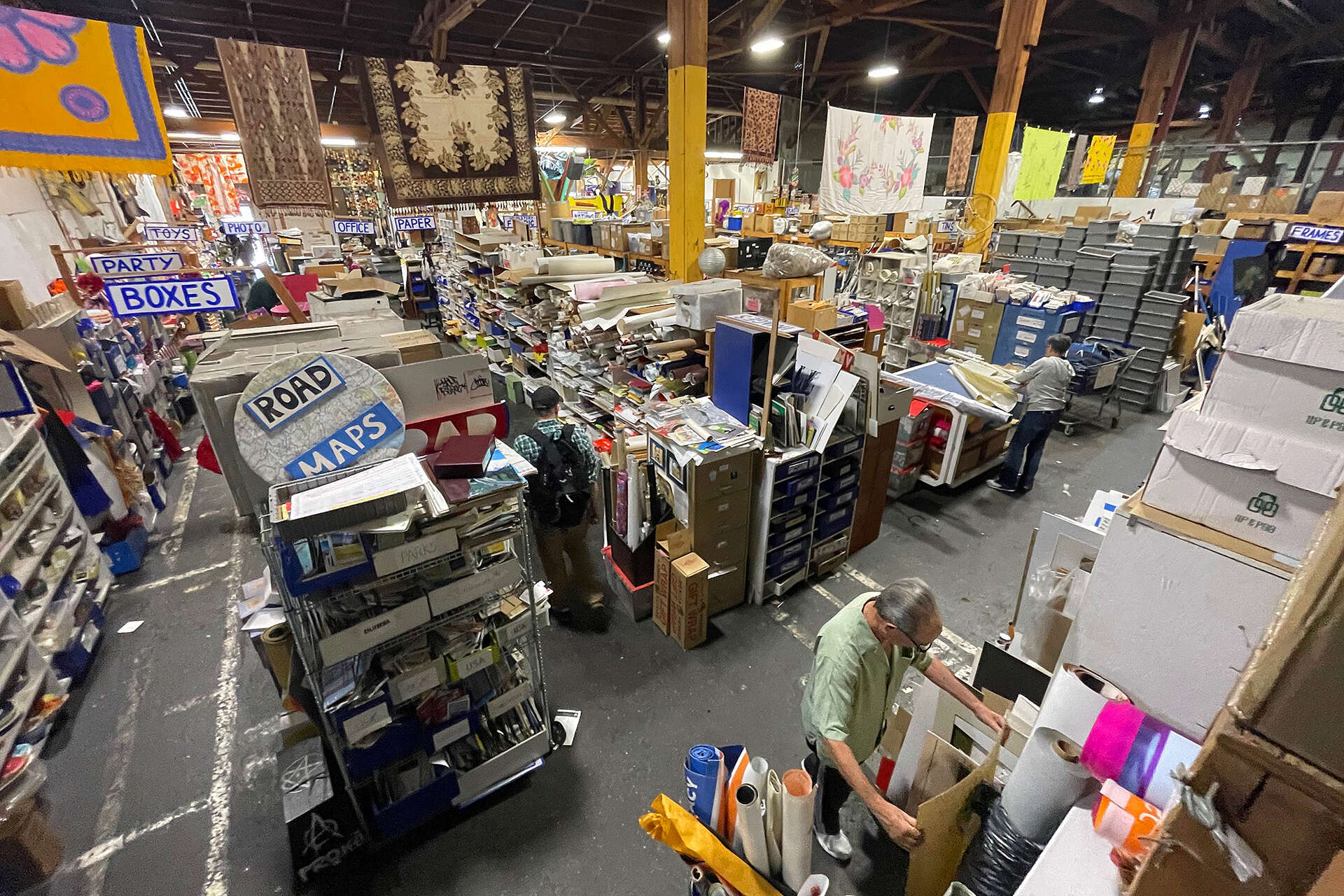 SF's cheapest art bargains are piled high in SCRAP's chaotic warehouse