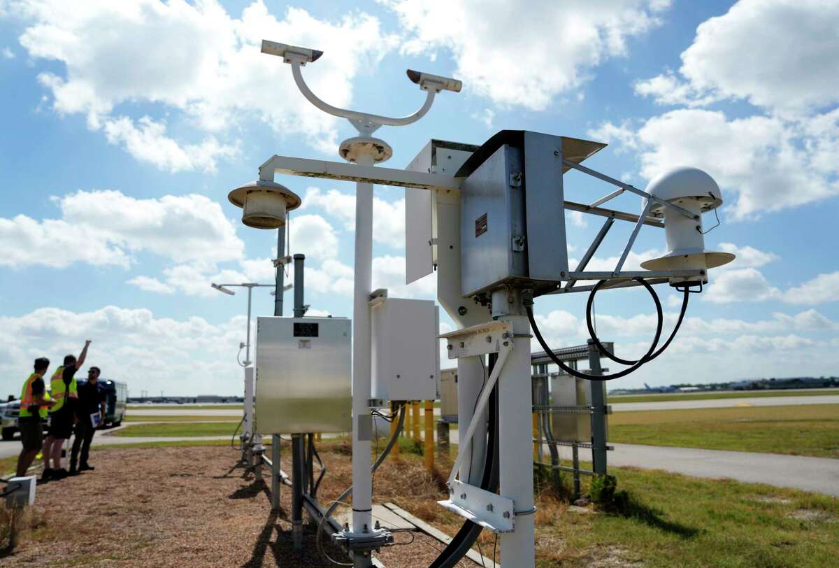 Rare glimpse at how weather data is collected at Hobby Airport
