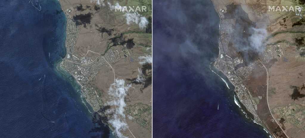 Here's a look at what Maui looked like before and after the deadly ...