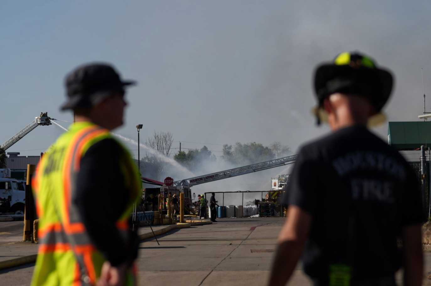 Firefighters battling two-alarm warehouse blaze in Spring Branch