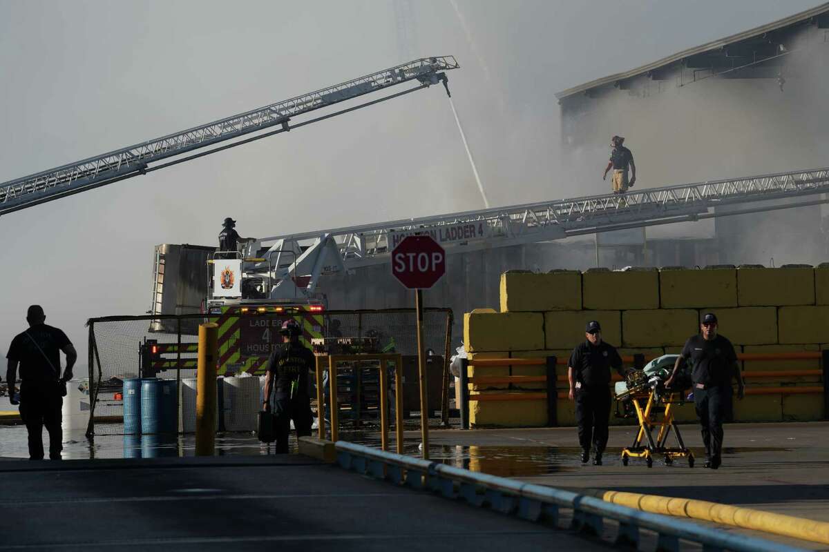 Firefighters battling two-alarm warehouse blaze in Spring Branch
