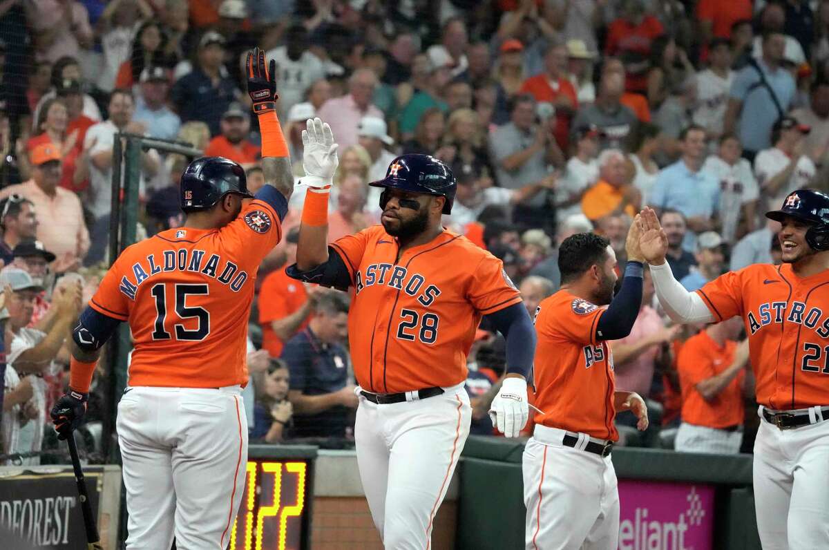 Houston Astros' Jon Singleton makes a return for the ages