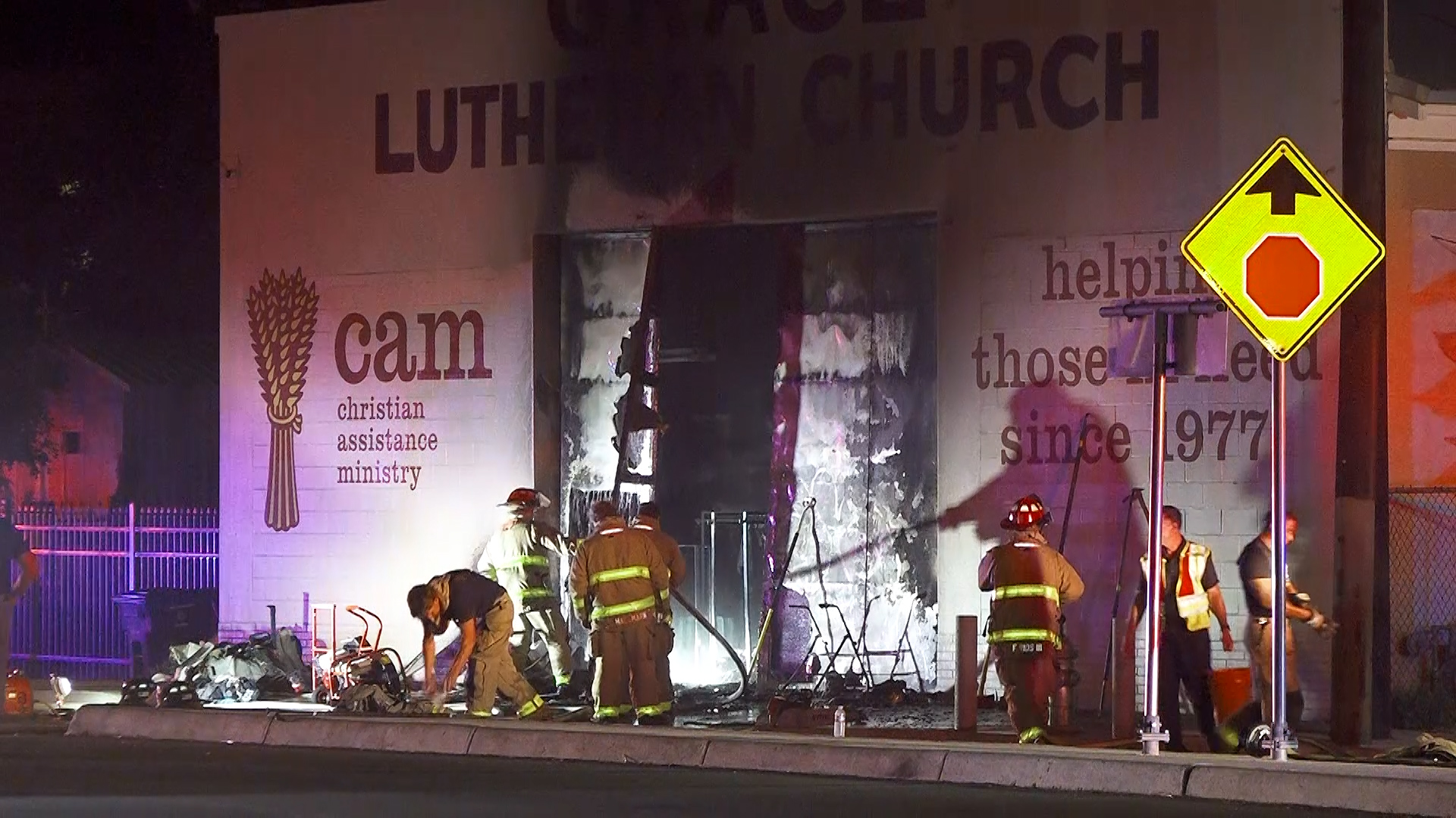 San Antonio arson unit investigating fire at downtown church