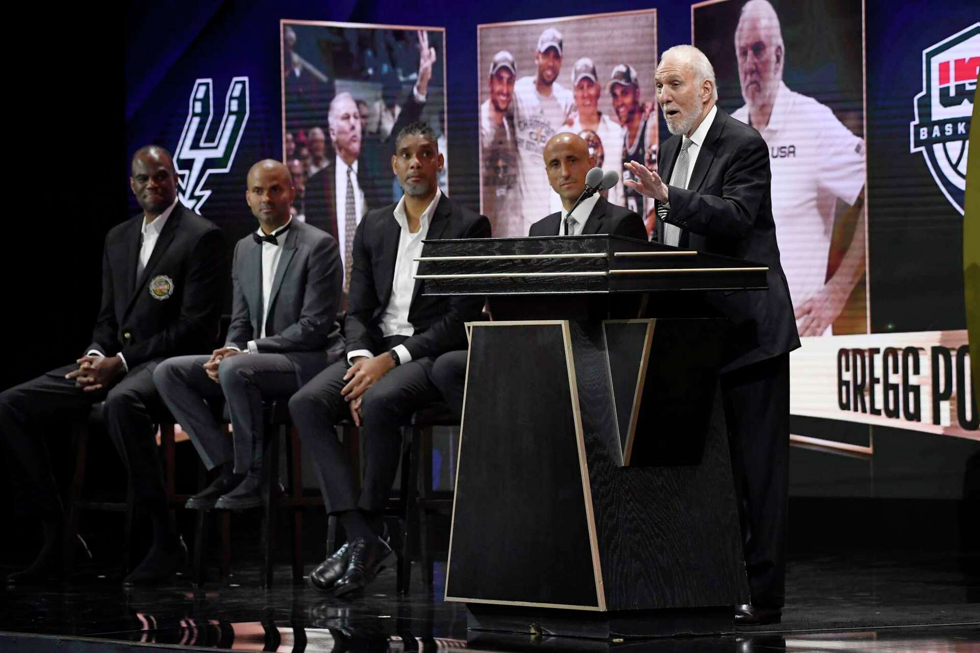 Tony Parker, Gregg Popovich bring down the Hall of Fame house