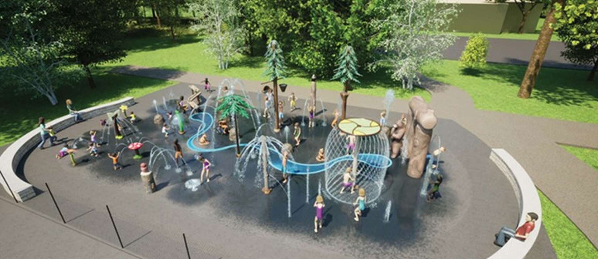 The Woodlands to build splashpad, batting cages at Bear Branch Park