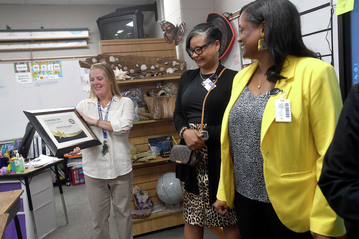 Beaumont educator was named the Region V Teacher of the Year