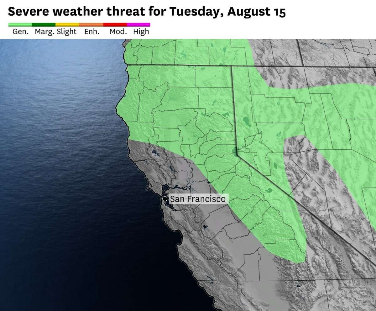 California heat wave, fire risk and thunderstorms peak Tuesday