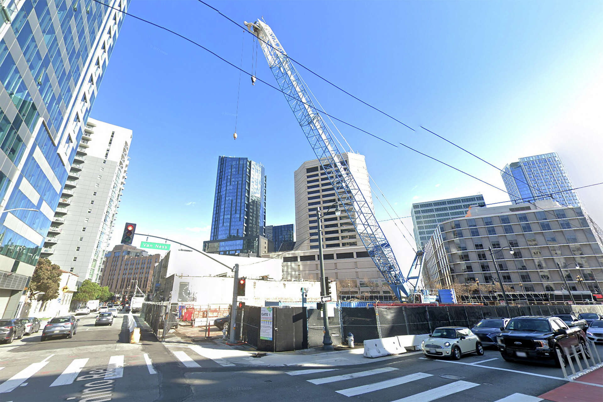 Construction stalled at one of SF's only major highrise projects