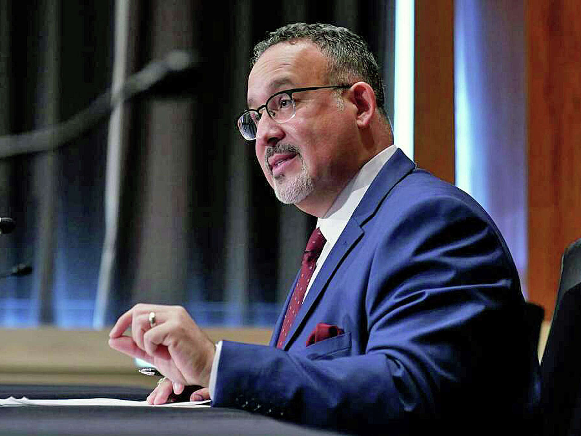 Secretary of Education Miguel Cardona defends FAFSA process in CT