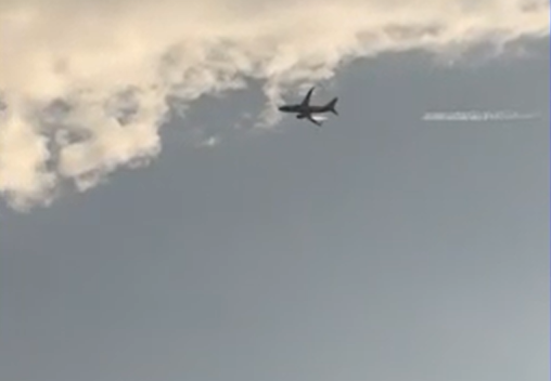 VIDEO: Flames shoot from Southwest plane flying over Hobby