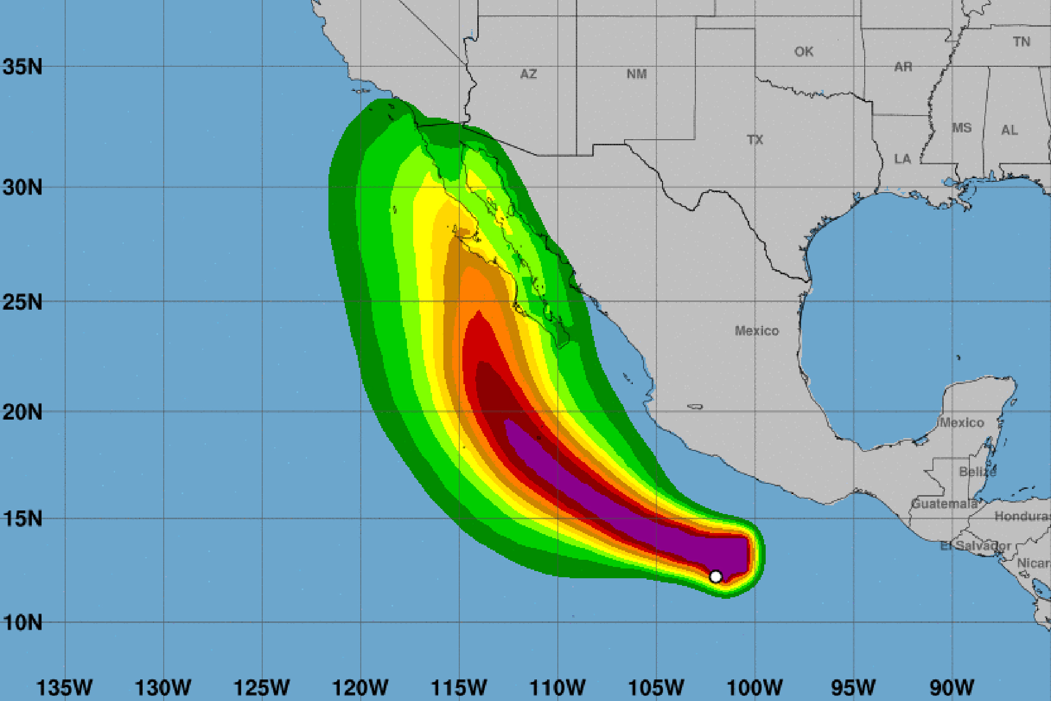 Forecasters eye tropical storm that could bring heavy rain to Calif.