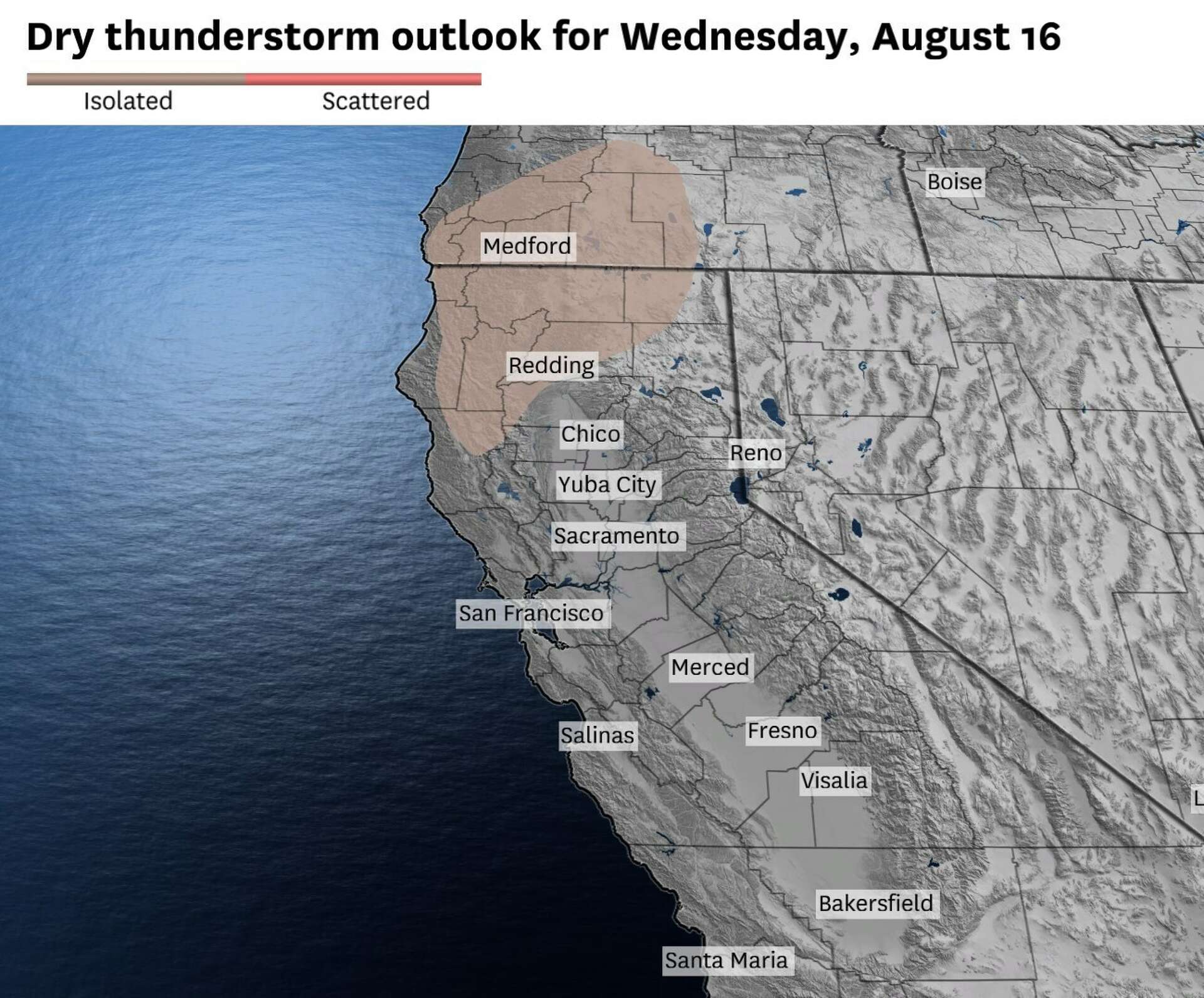 California wildfires: Red-flag warning issued and new fires grow
