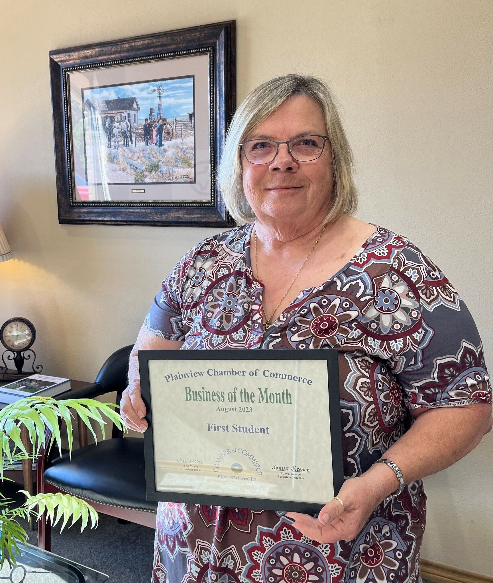 Chamber recognizes Legacy Farms, First Student