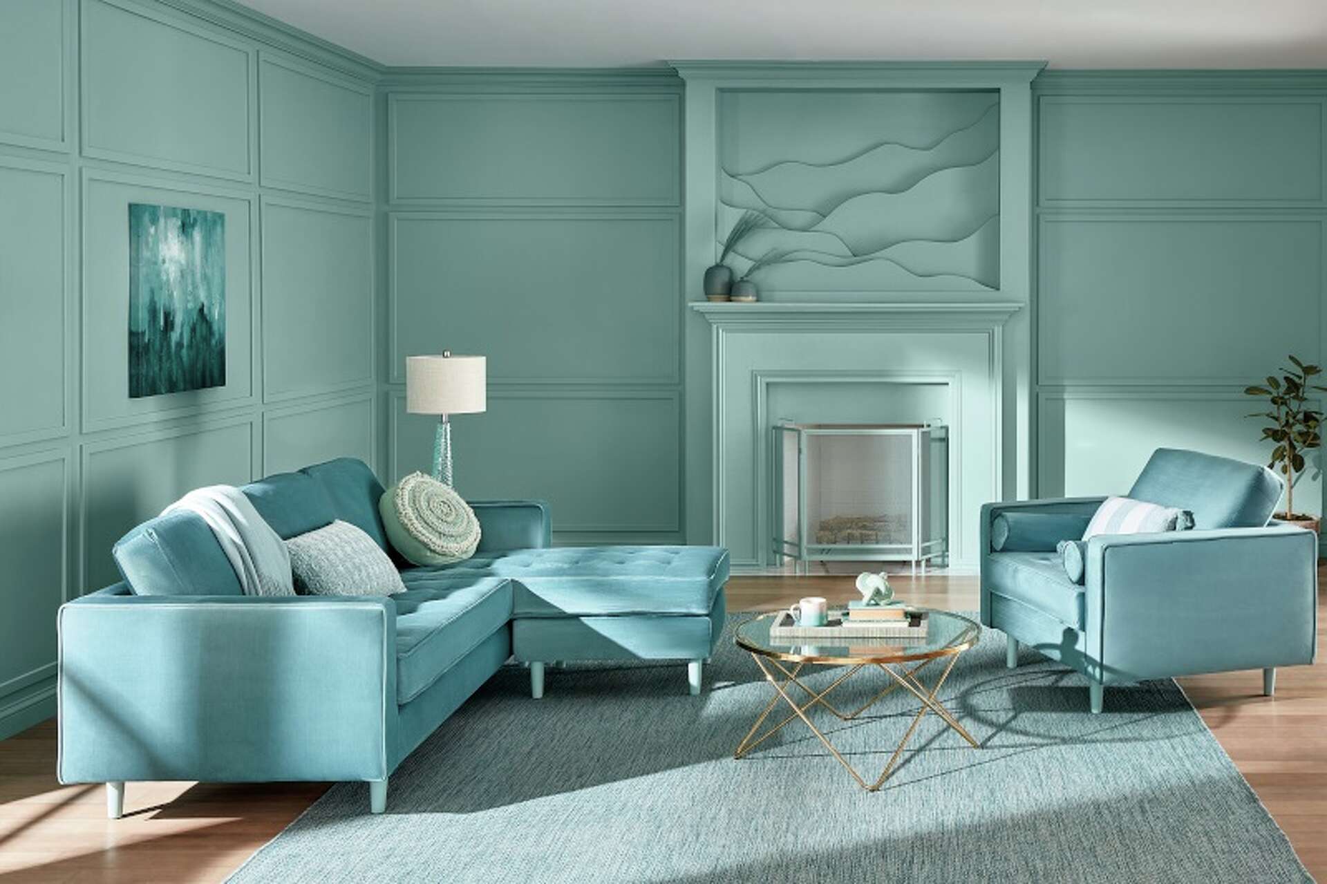 Valspar names a soft turquoise, Renew Blue, as its top color for 2024