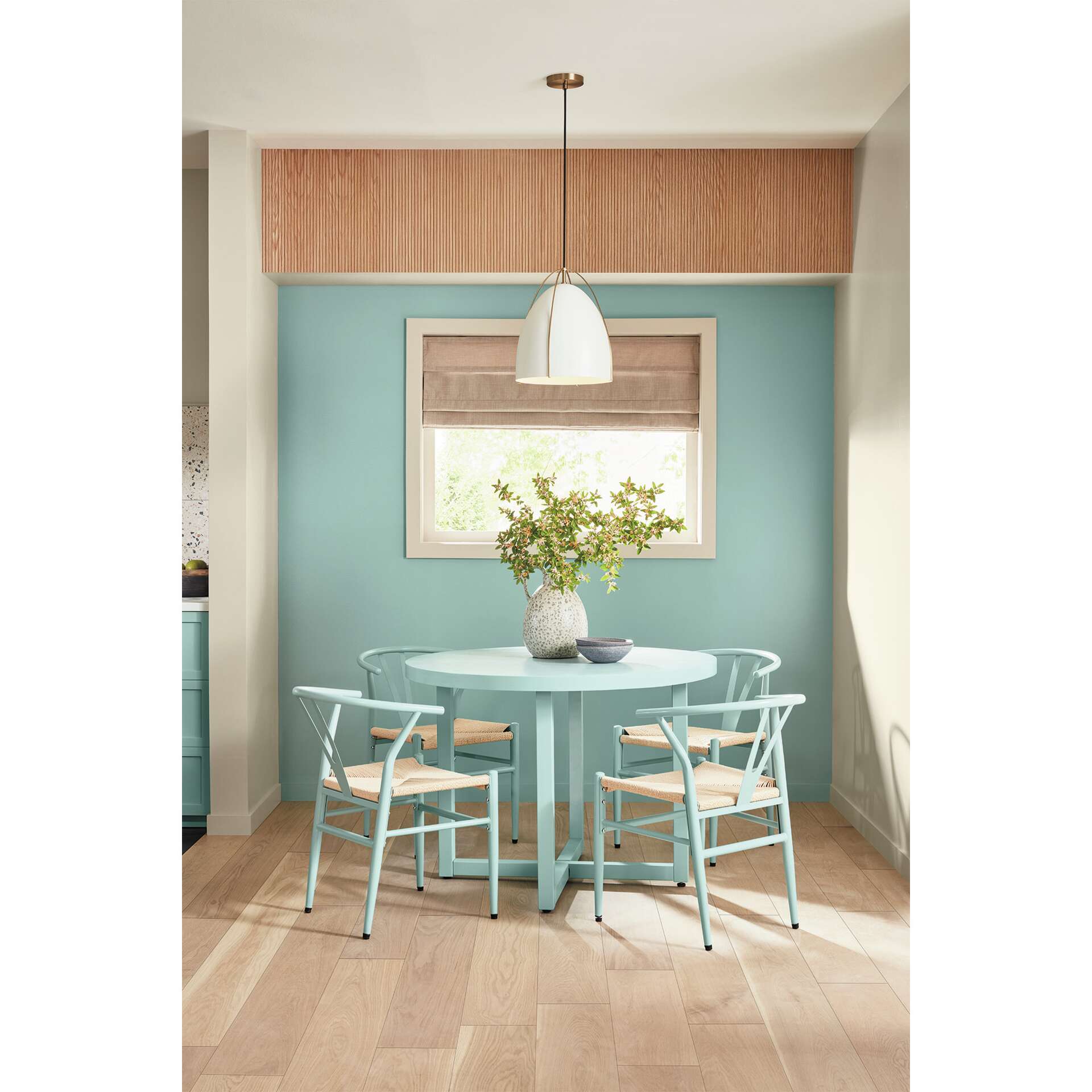Valspar names a soft turquoise, Renew Blue, as its top color for 2024