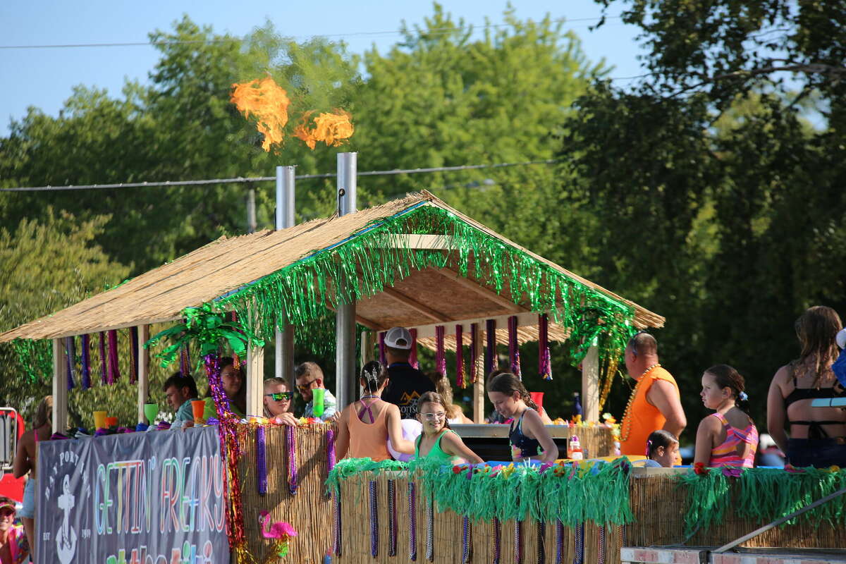 Cheeseburger in Caseville celebrates with Tropical Parade of Fools