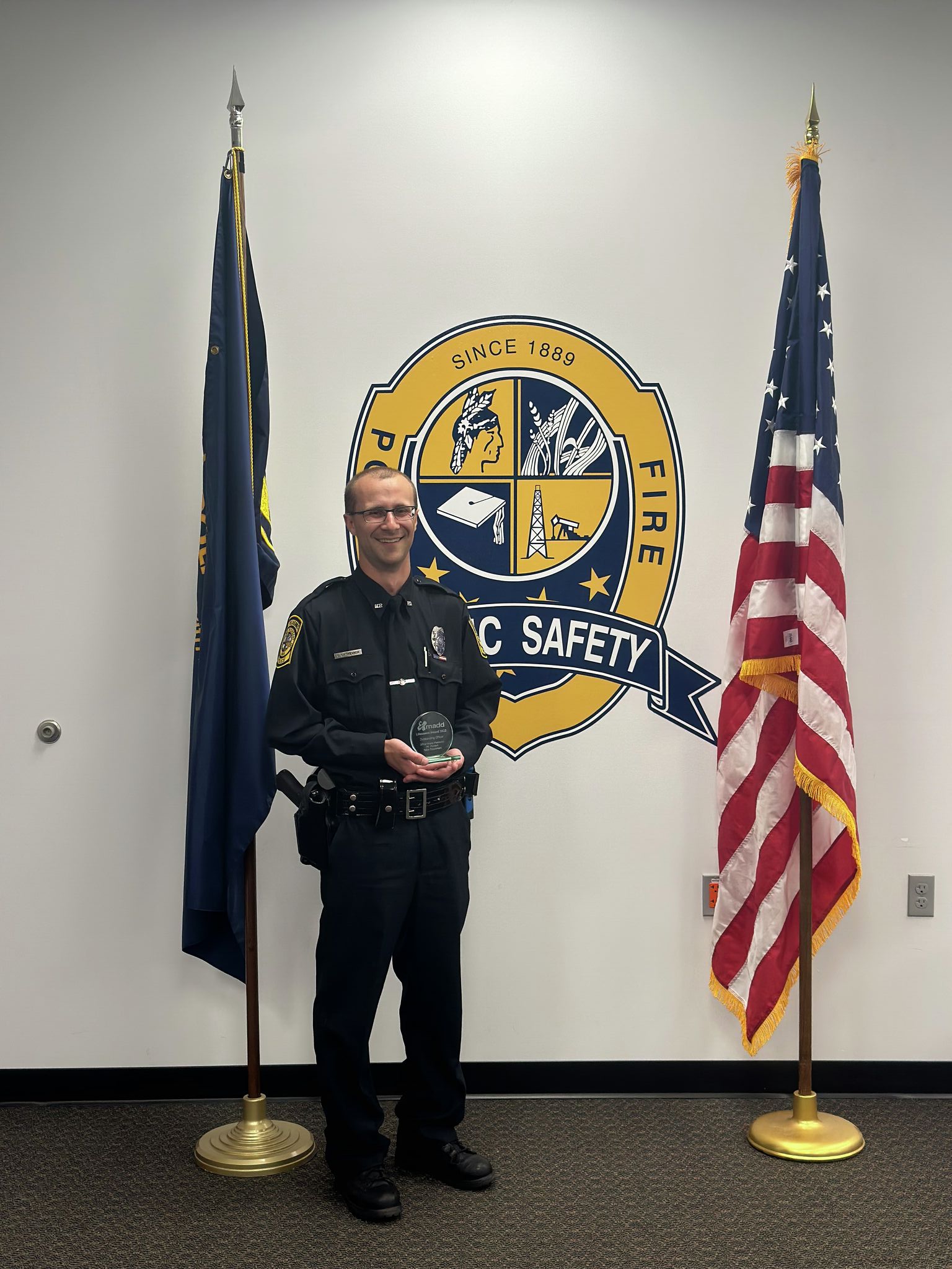 Midland native again Mothers Against Drunk Driving Officer of the Year