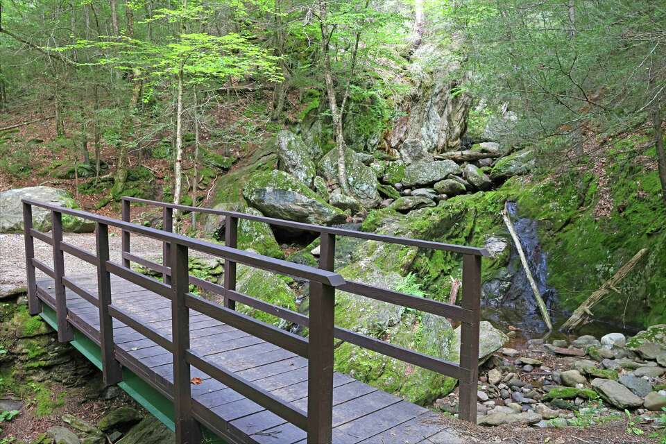 Naugatuck State Forest has unique waterfalls and amazing overlooks