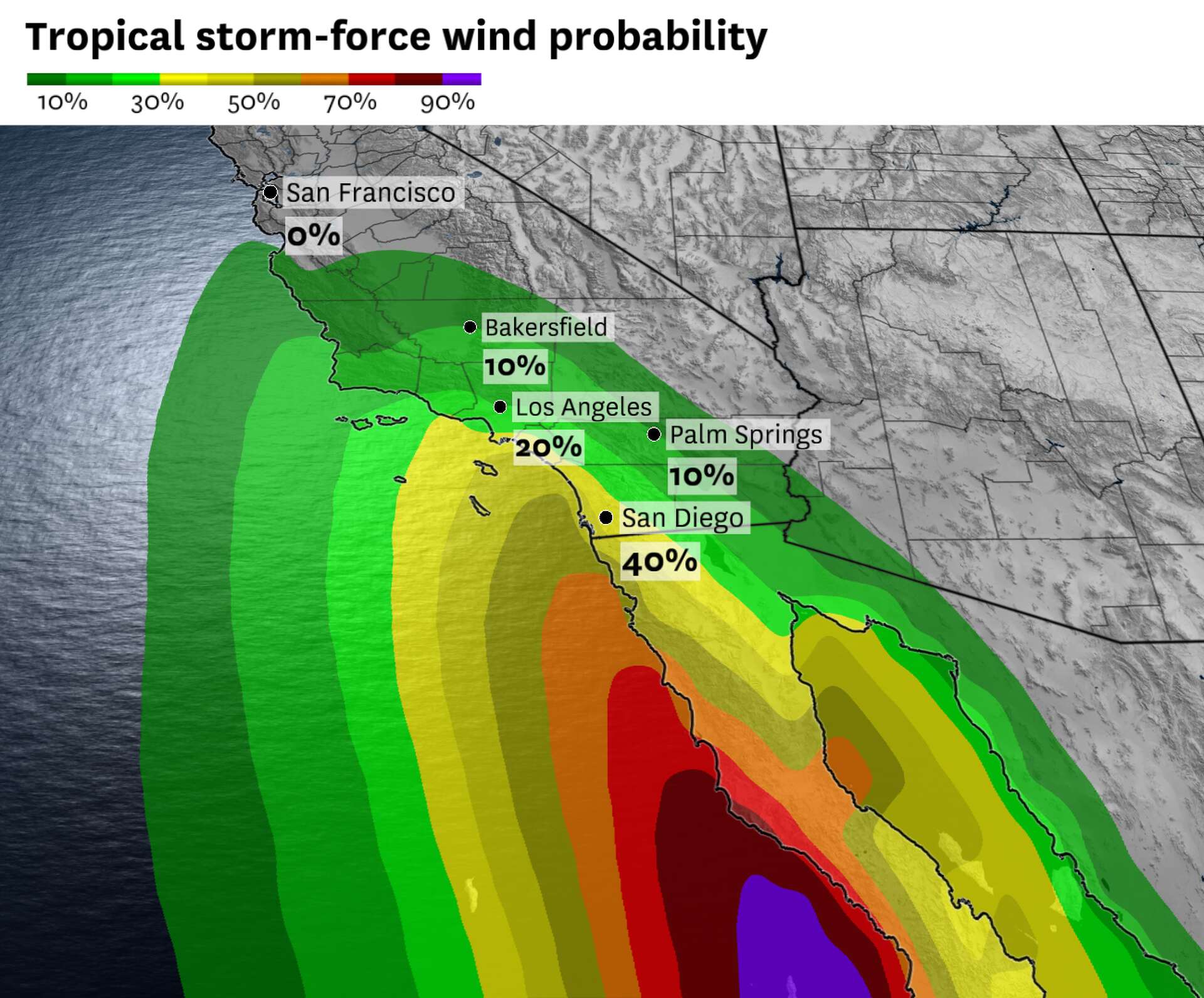 California is in Hurricane Hilary’s path. Here’s how rare the storm is