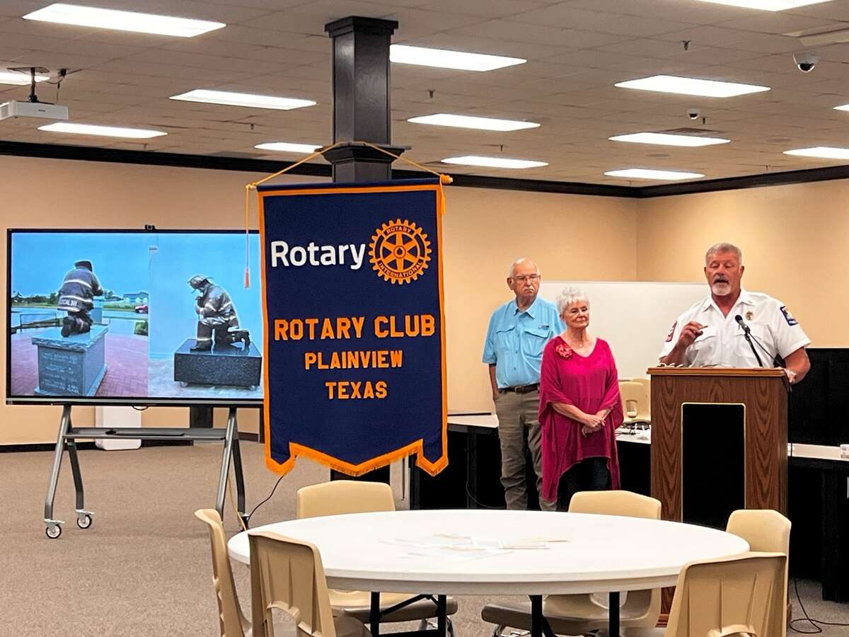 Fire Department talks about new fire station monument during Rotary