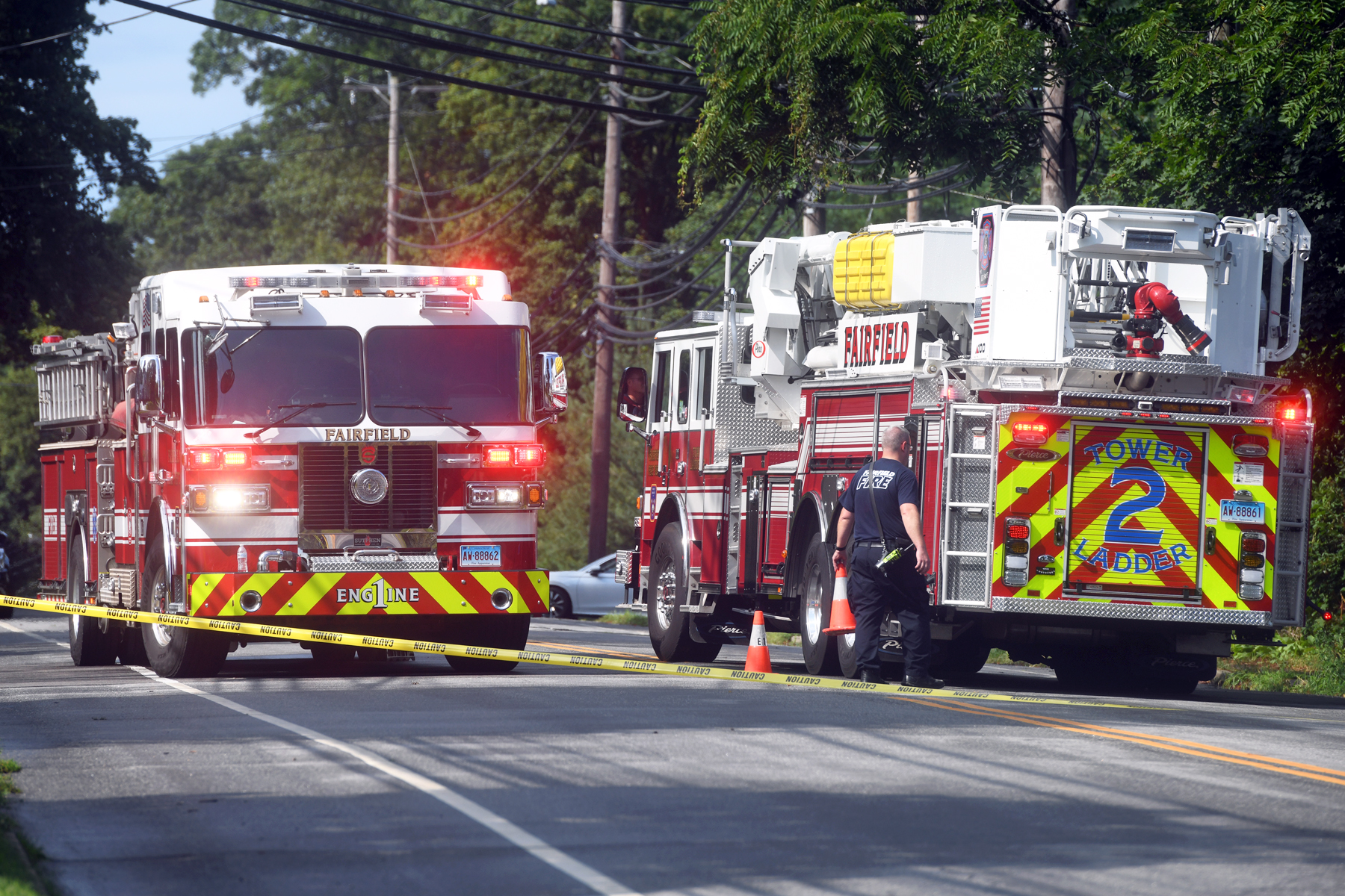Fairfield firefighters put out kitchen blaze at their own station