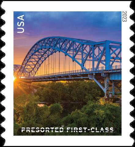 CT's iconic Arrigoni Bridge is one of USPS’s newest stamps