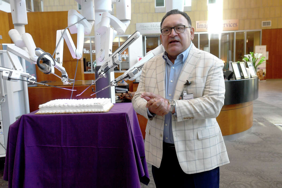 10th anniversary of robotics celebrated at Christus Southeast Texas