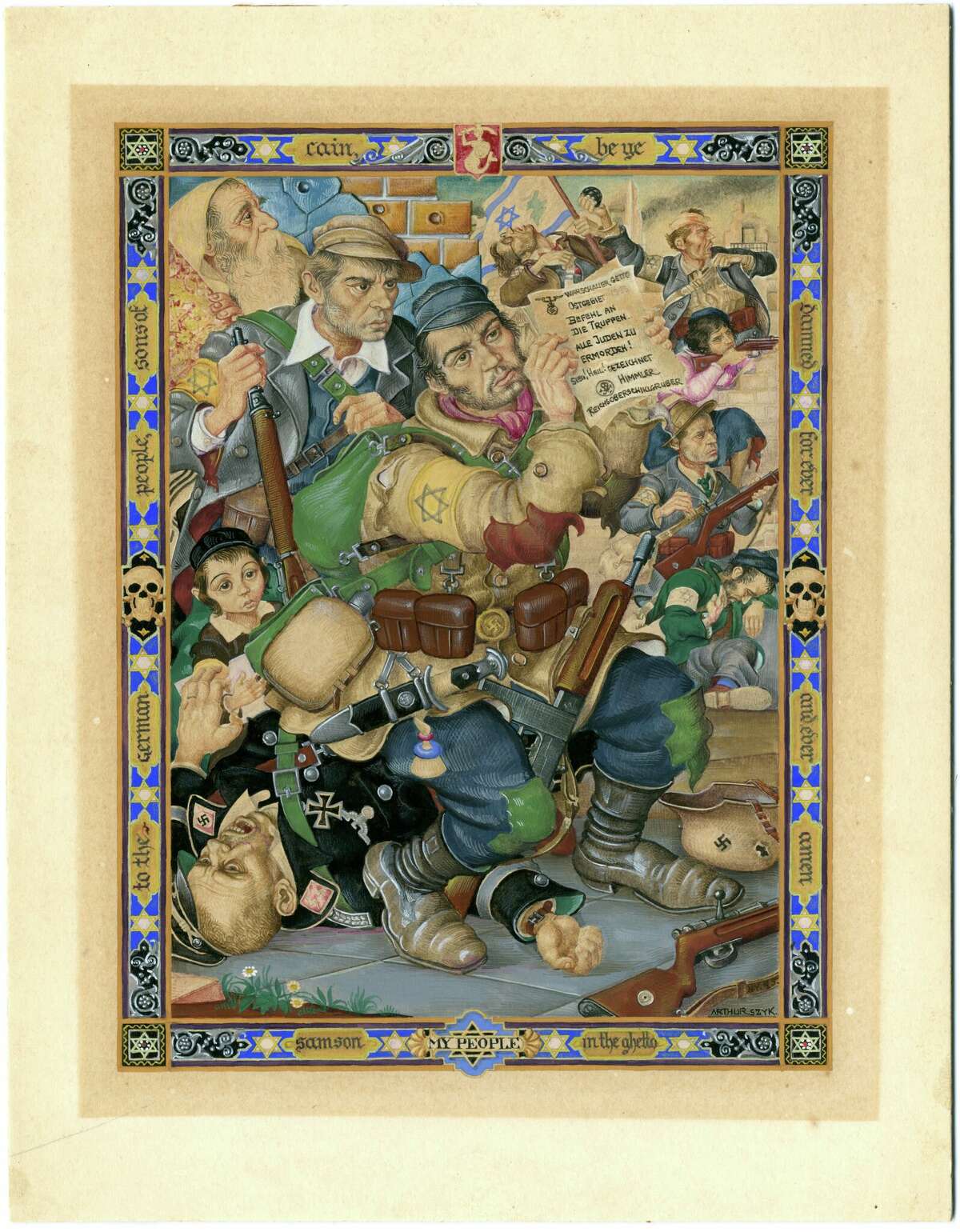 How illustrator Arthur Szyk was a "soldier in art" in WWII