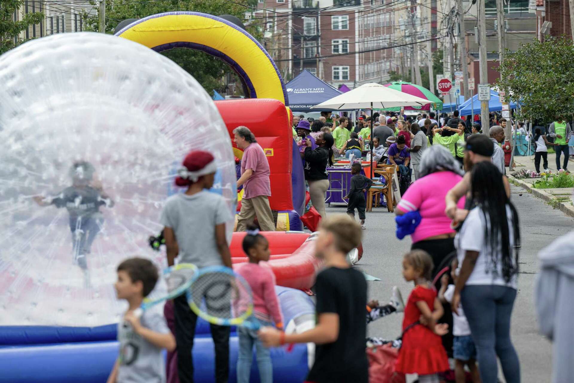 Albany block party honors life of Sheridan Ave. Minister Pamela Harper