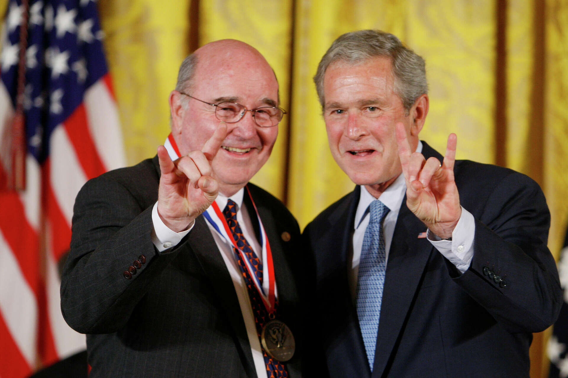 When George W. Bush made this gesture, Norway saw Satanism
