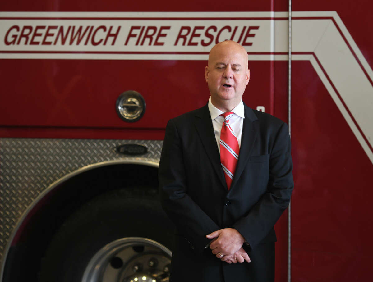 In photos: Greenwich swears in firefighters, first-ever chaplain