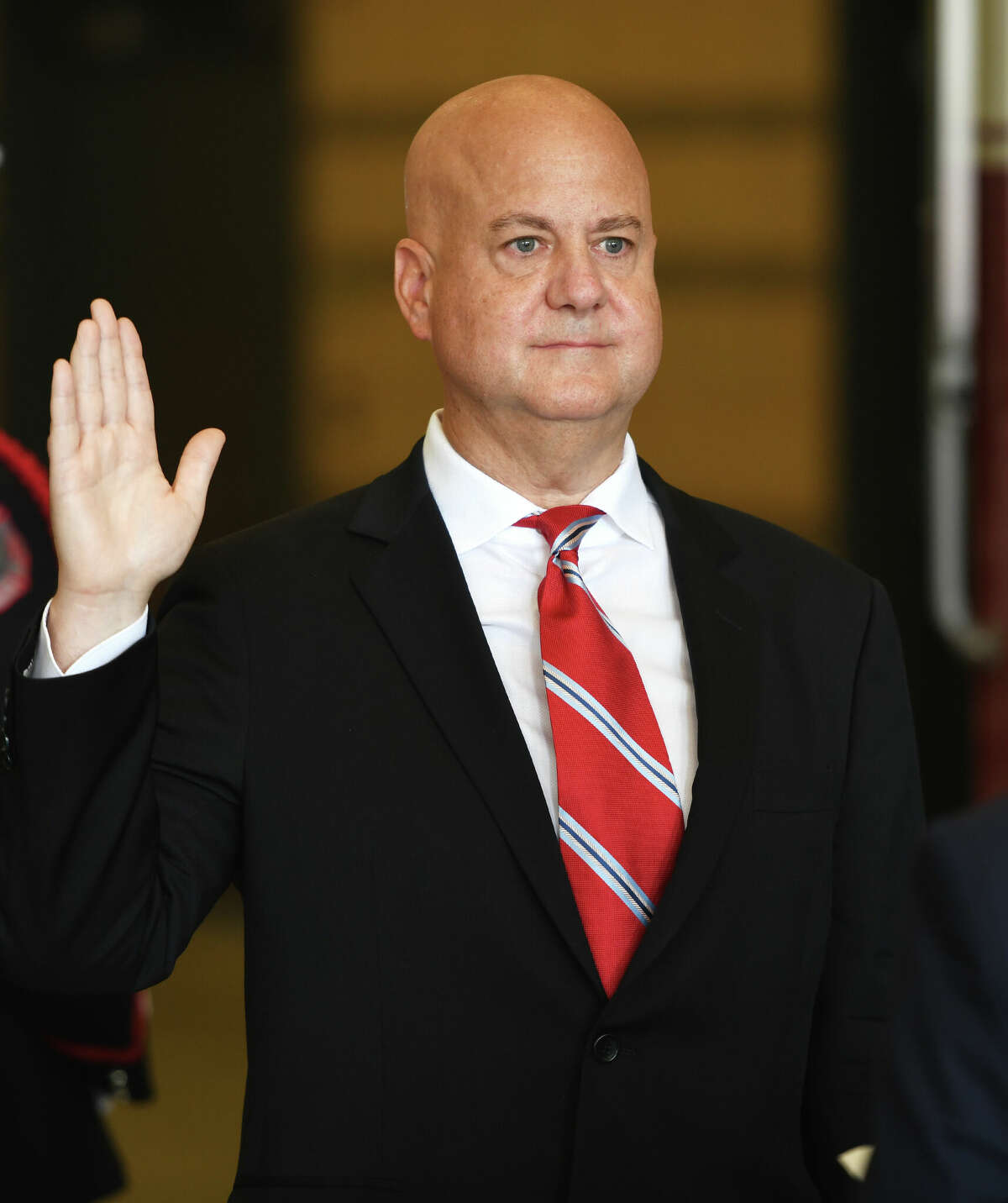 In photos: Greenwich swears in firefighters, first-ever chaplain