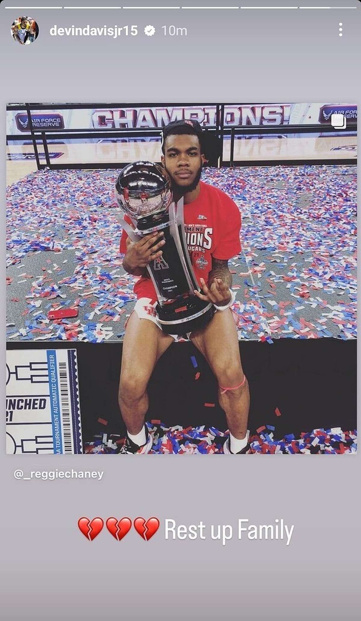 Reggie Chaney's former teammates and coaches react to his death