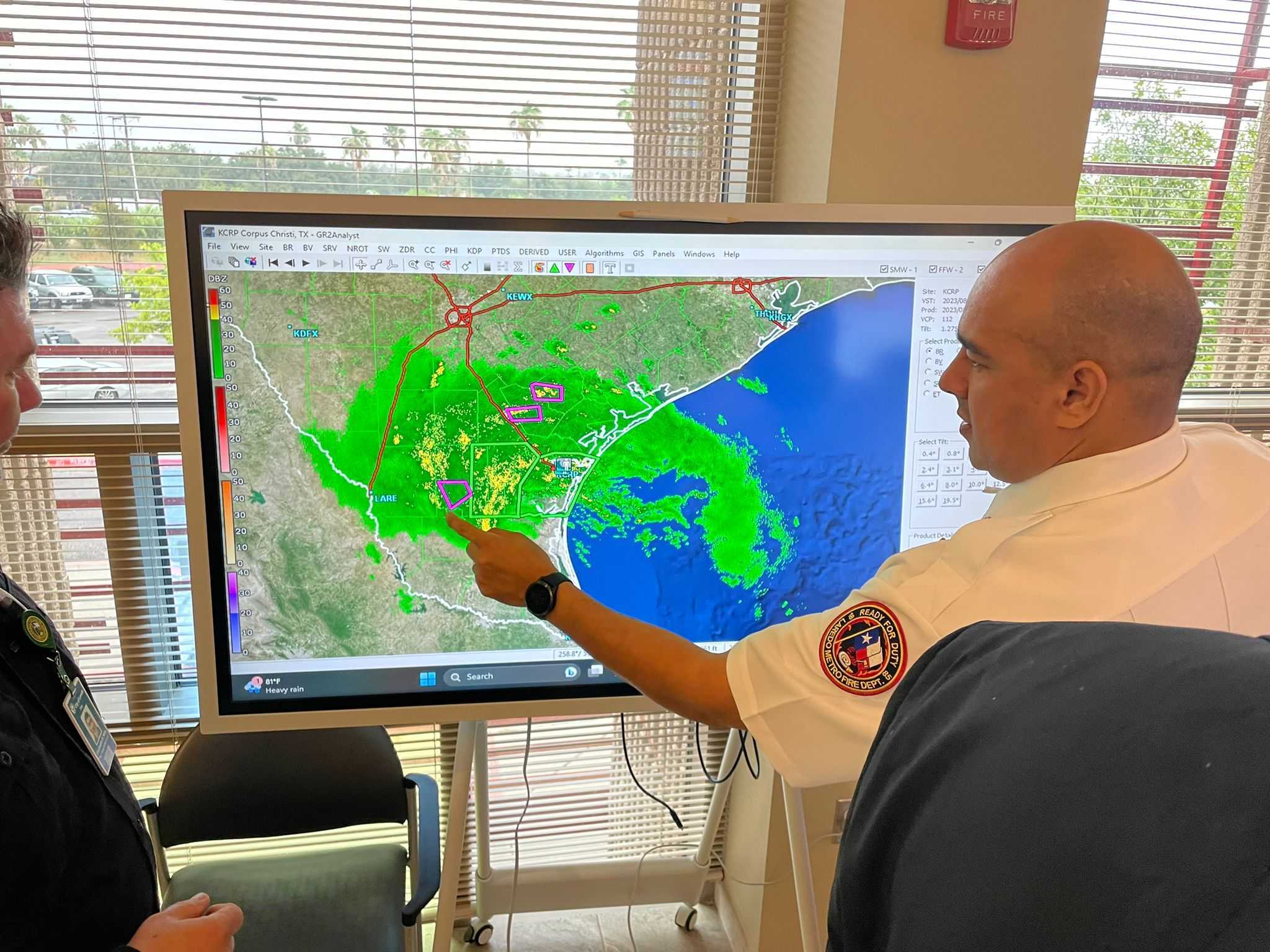 Tornado warning issued for Webb and other counties by NWS