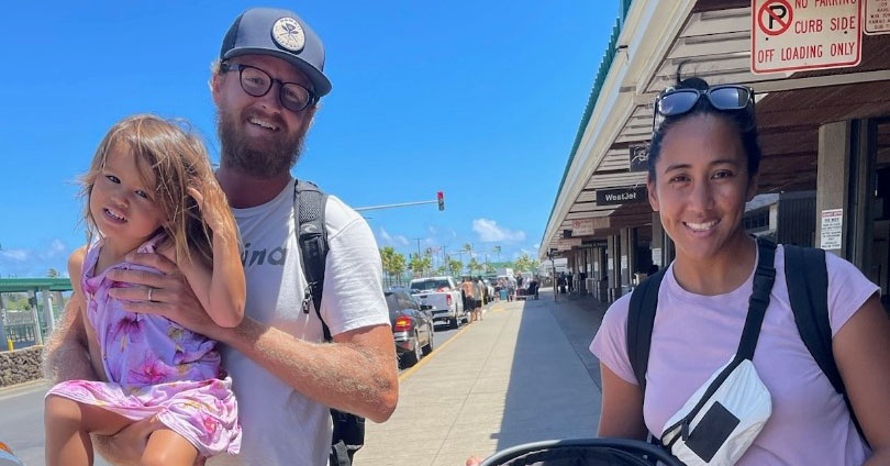 CT native escapes wildfires in Lahaina with young family, gets ready to ...