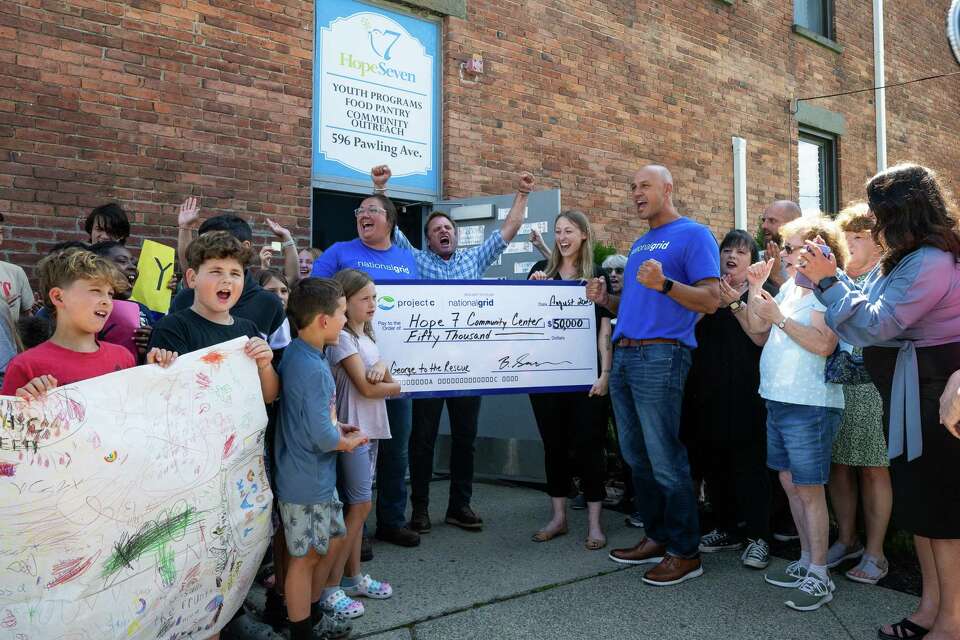 Photos: Hope 7 gets attention, grant