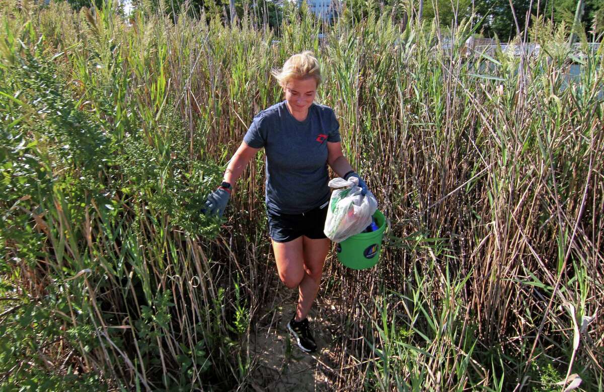Photos: Stamford-based Castleton Commodities cleans Boccuzzi Park