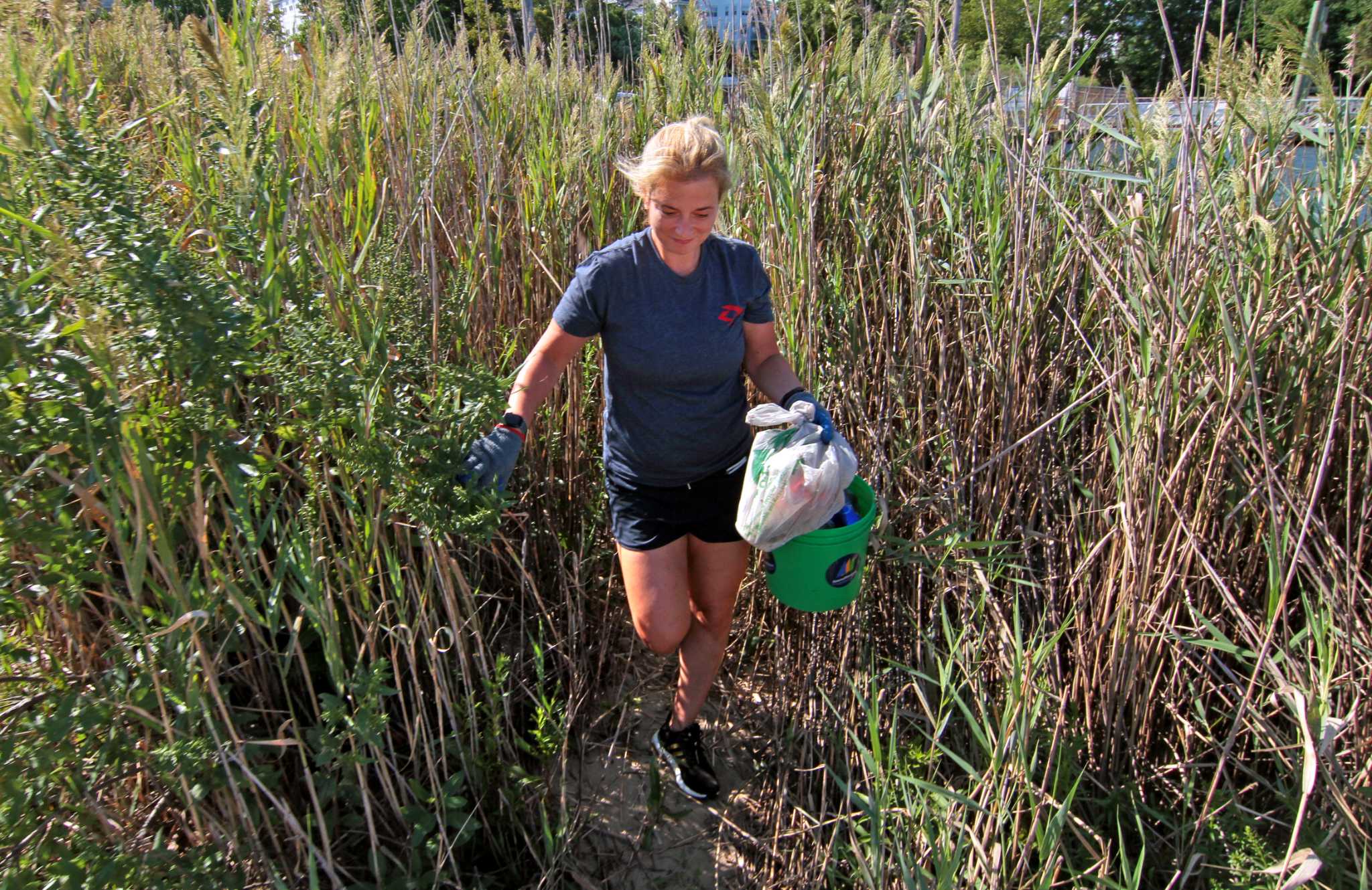 Photos: Stamford-based Castleton Commodities cleans Boccuzzi Park