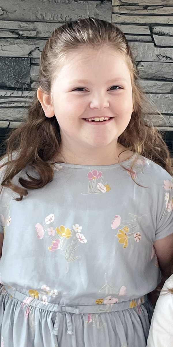 Adalyn Seifert celebrating her eight birthday on Sunday