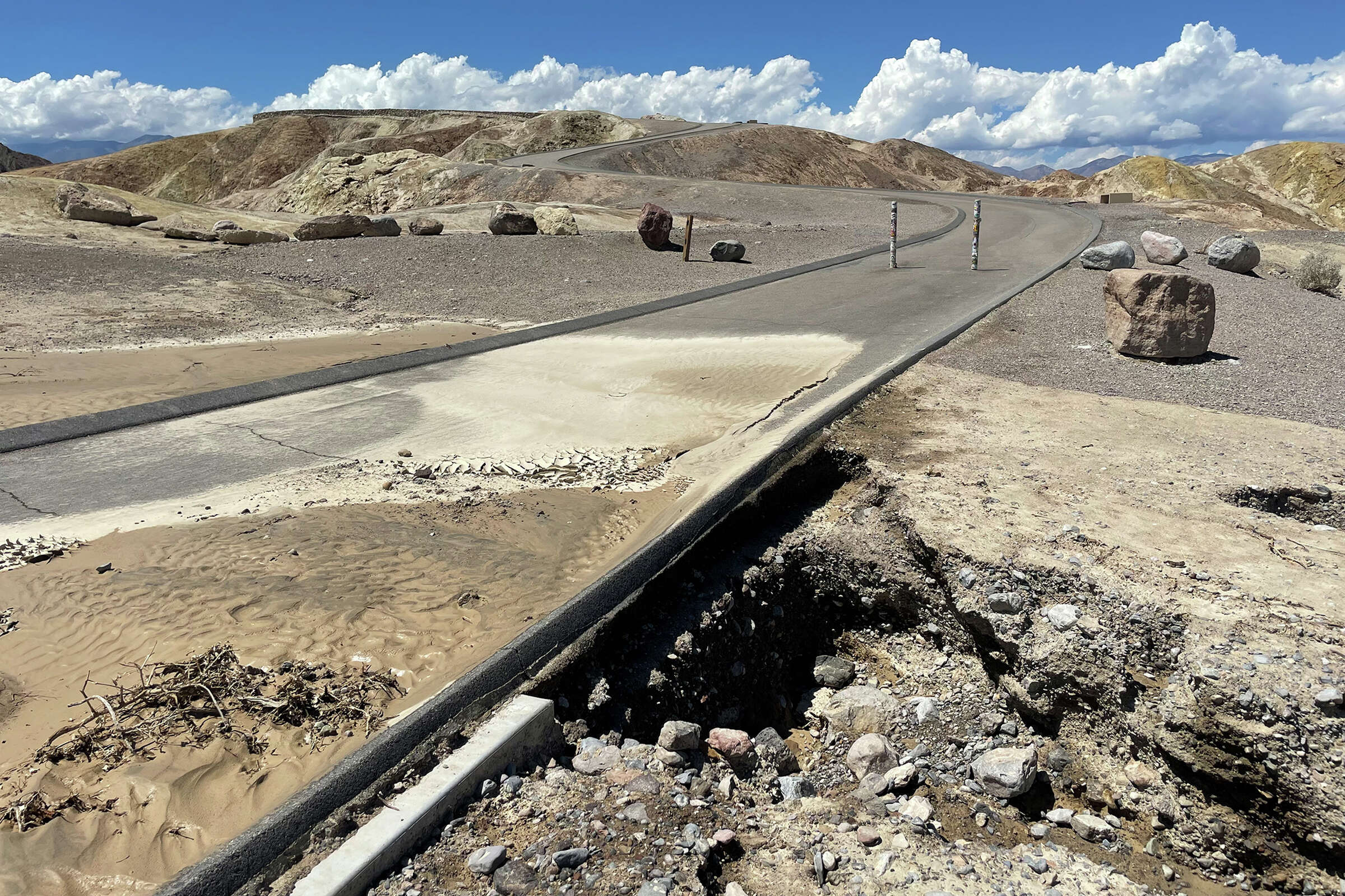 Photos reveal destruction in Death Valley after historic storm