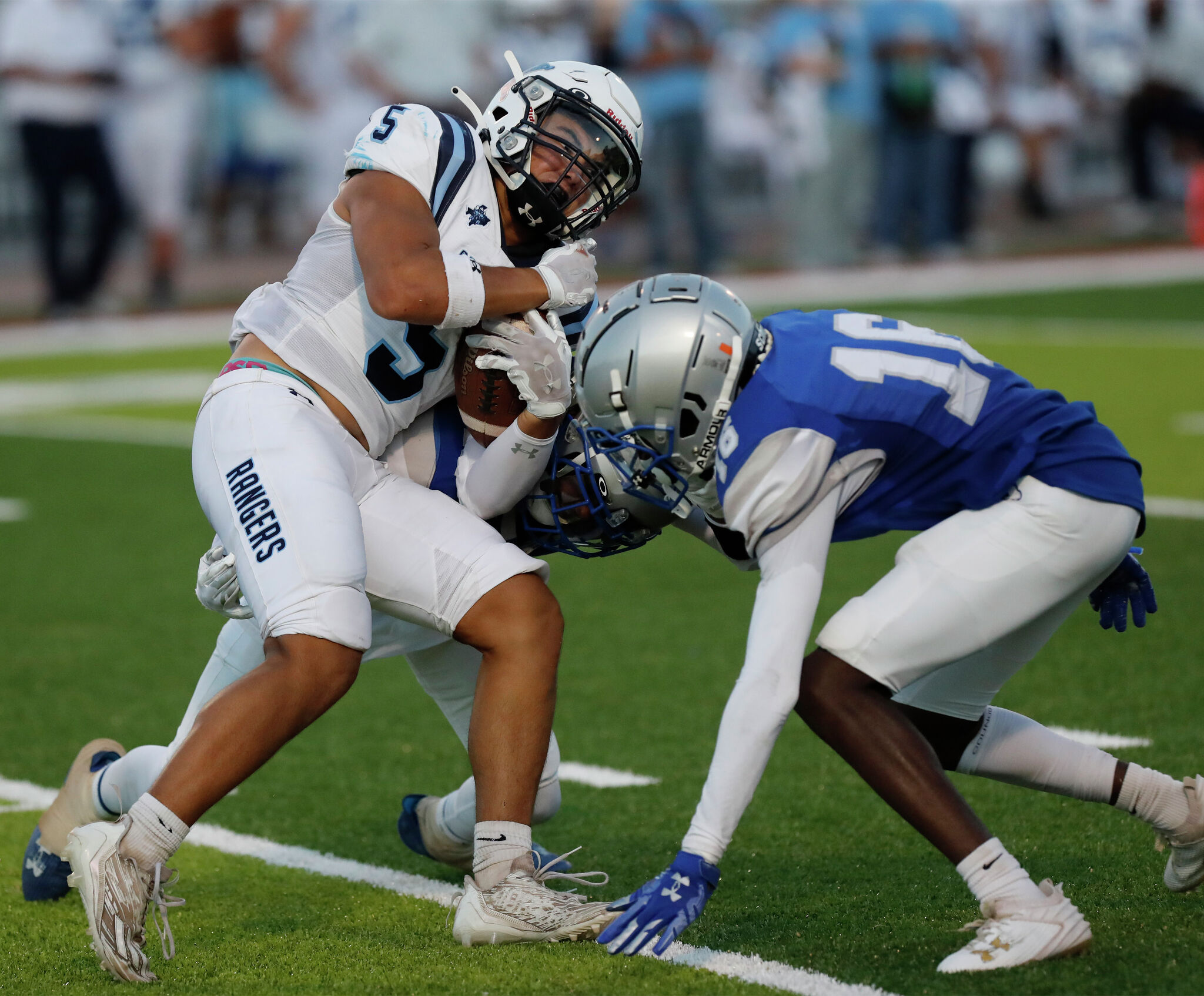 HS FOOTBALL: Ross runs for 263, Estacado outlasts Greenwood