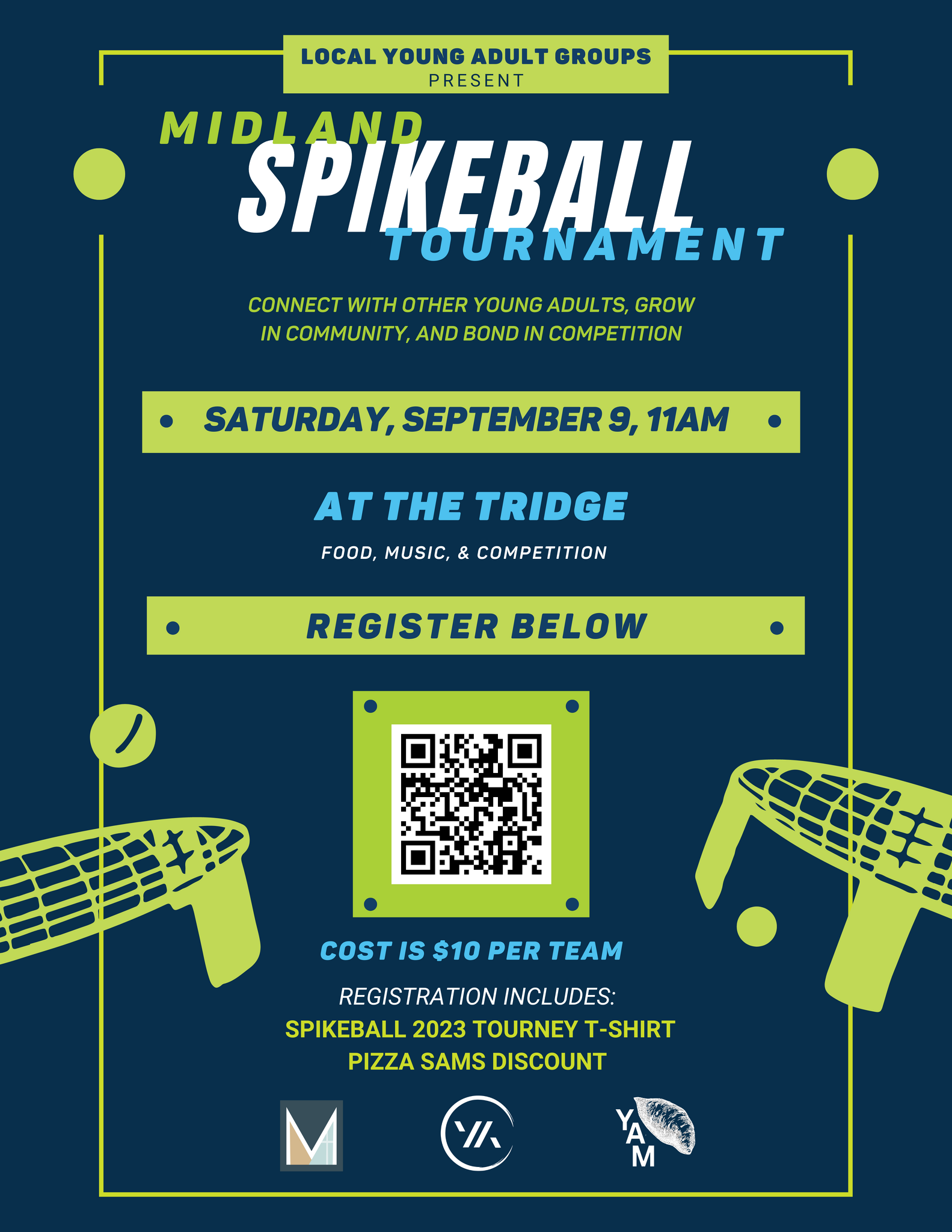 Young adults in Midland invited to Spikeball Tournament Sept. 9