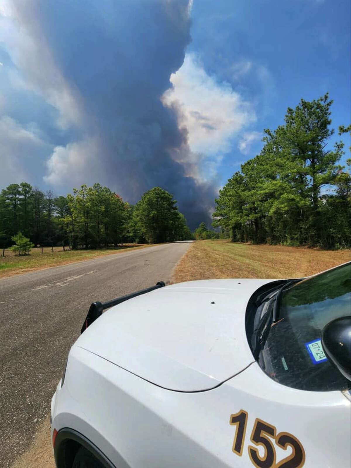 Jasper County, Shearwood Creek Fire fire grows overnight