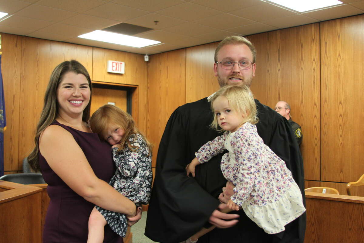 Manistee County swears in Jared Henry as probate judge
