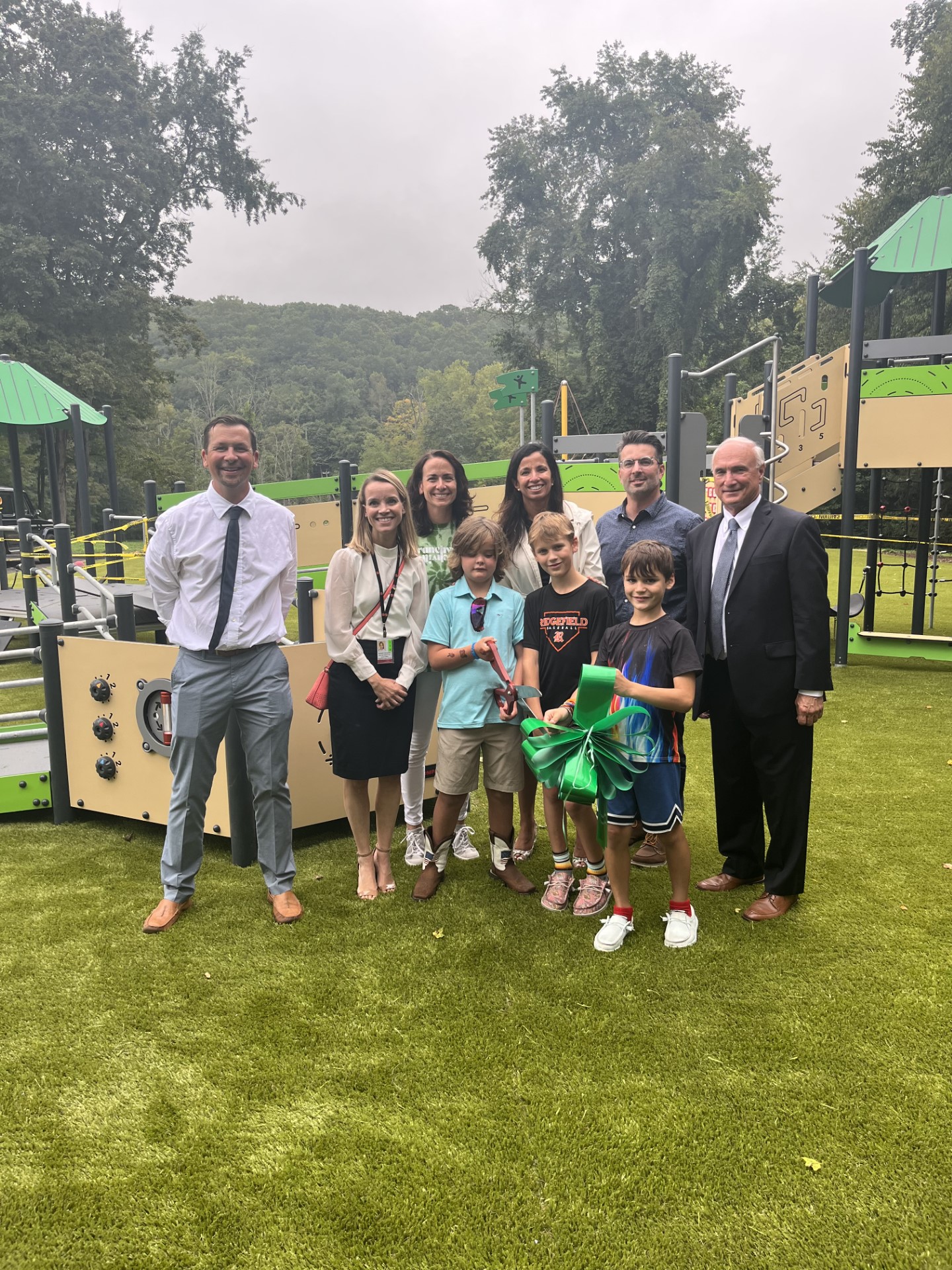 Branchville playground complete for 1st day of school in Ridgefield: