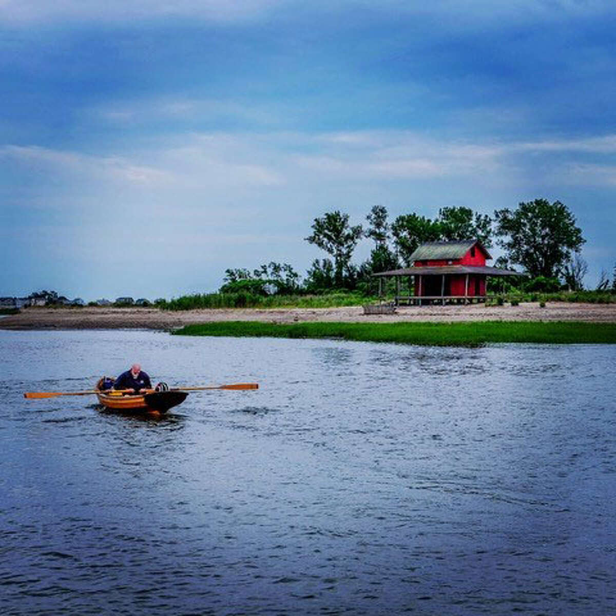 Guilford's Grass Island shack in peril from rising sea levels
