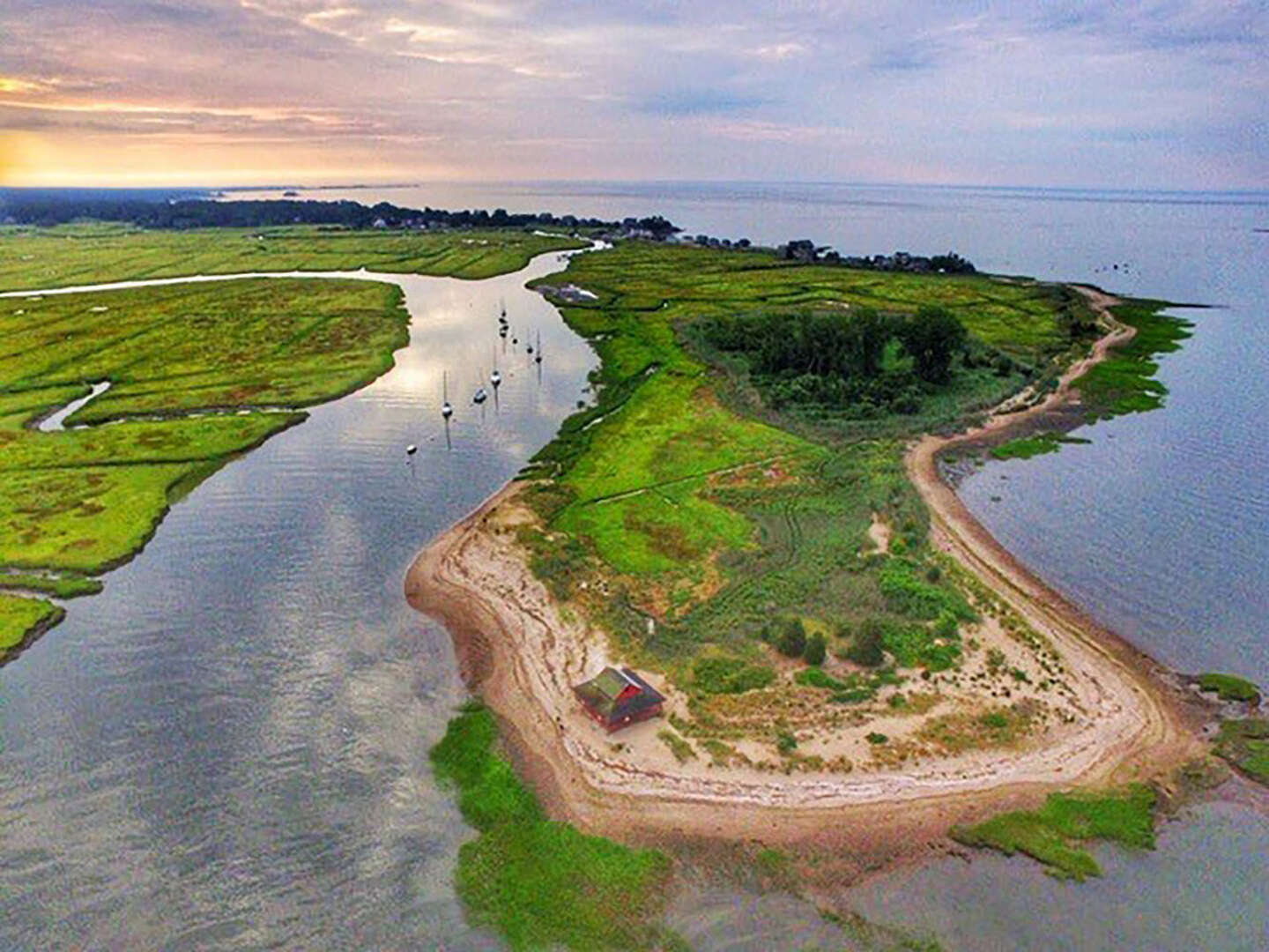 Guilford's Grass Island shack in peril from rising sea levels