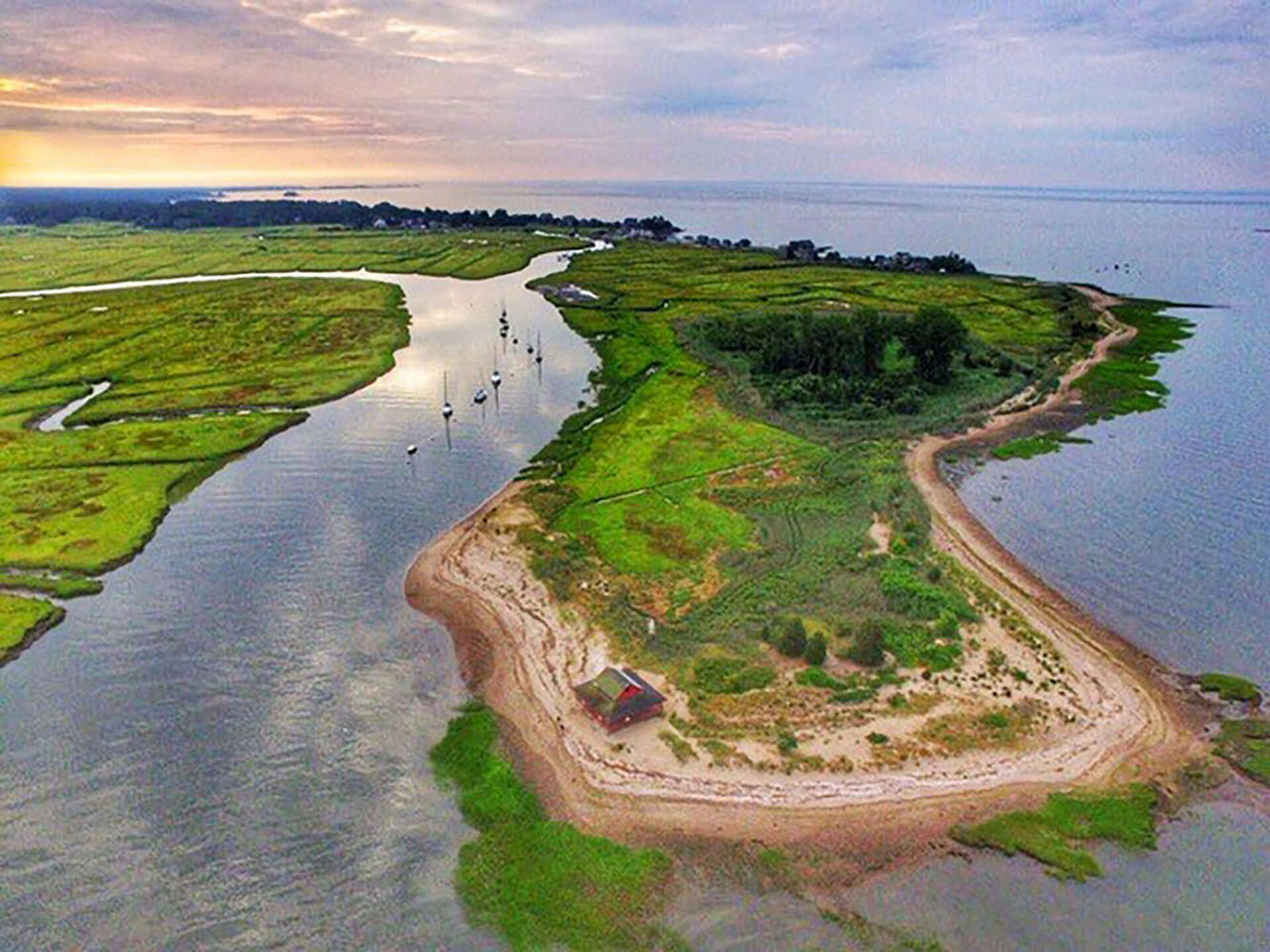 Guilford's Grass Island shack in peril from rising sea levels